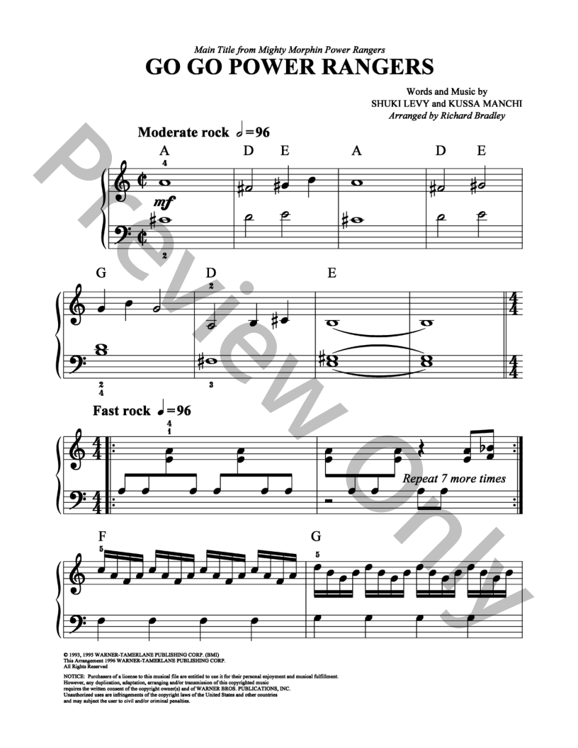 Go Go Power Rangers | J.W. Pepper