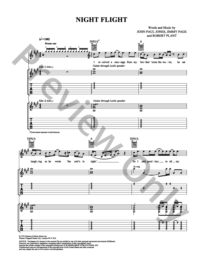 Night Flight | J.W. Pepper