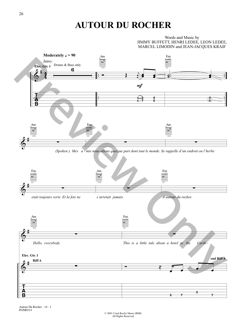 Autour du Rocher | J.W. Pepper