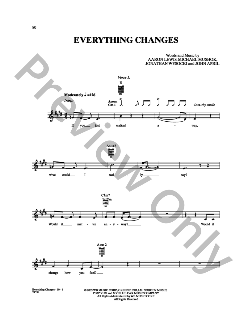 Everything Changes | J.W. Pepper