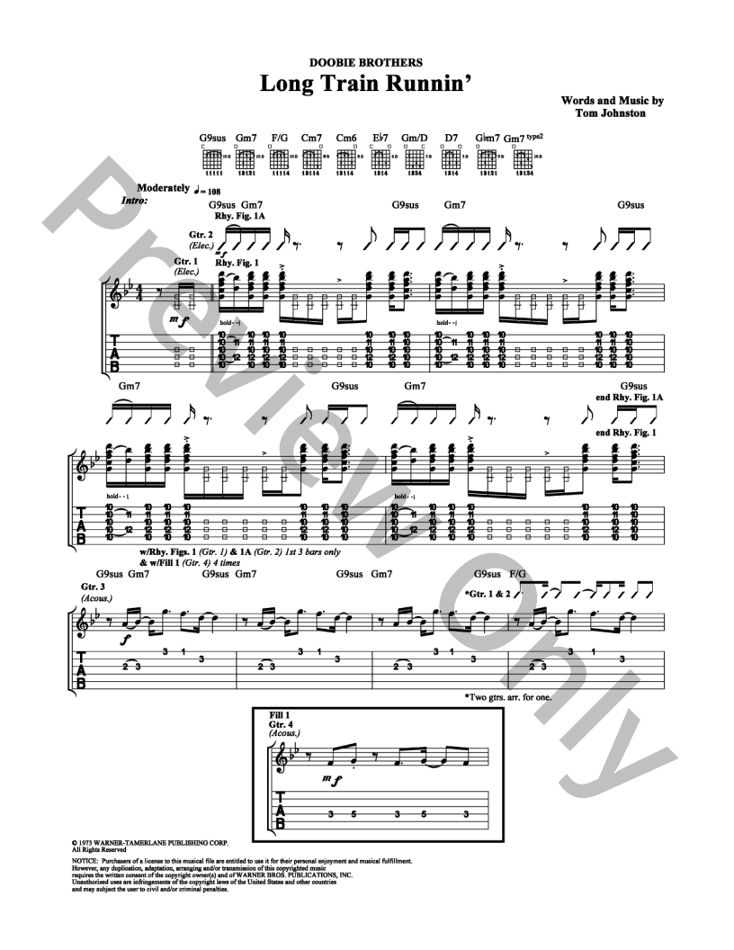 Long Train Running | J.W. Pepper