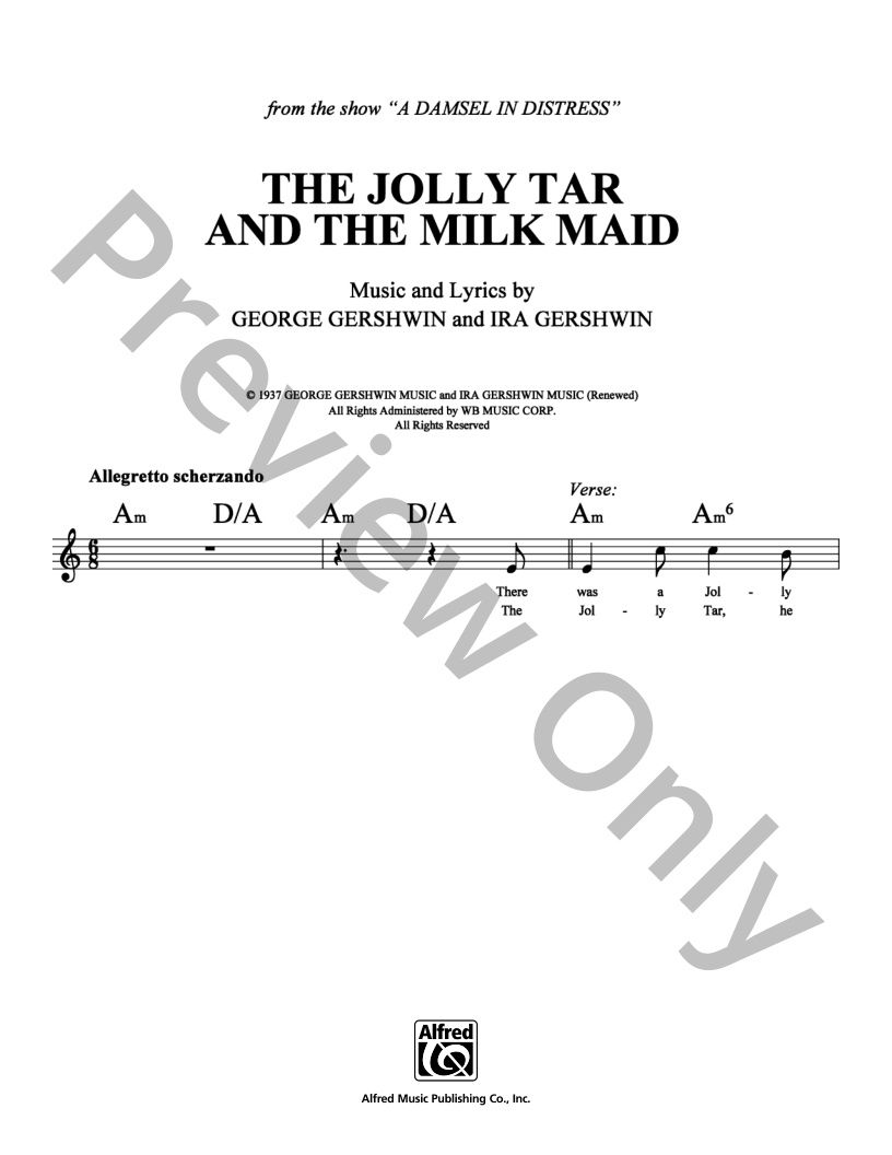 Jolly Tar and the Milk Maid | J.W. Pepper