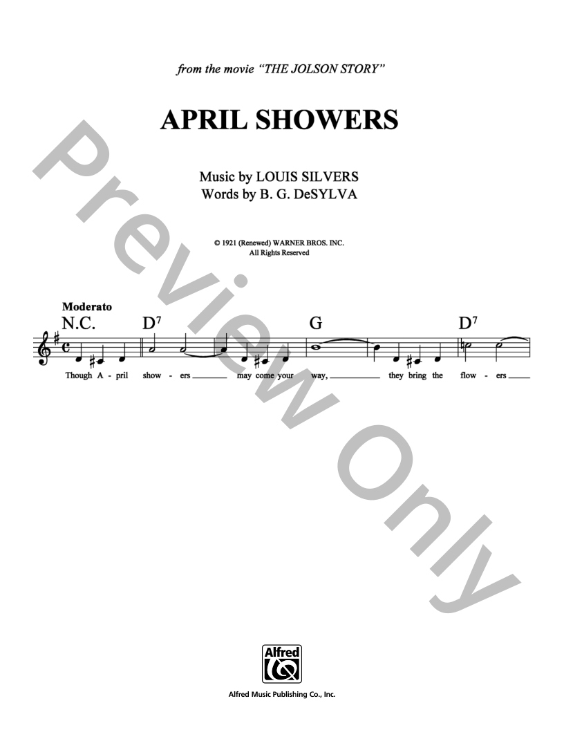 April Showers | J.W. Pepper