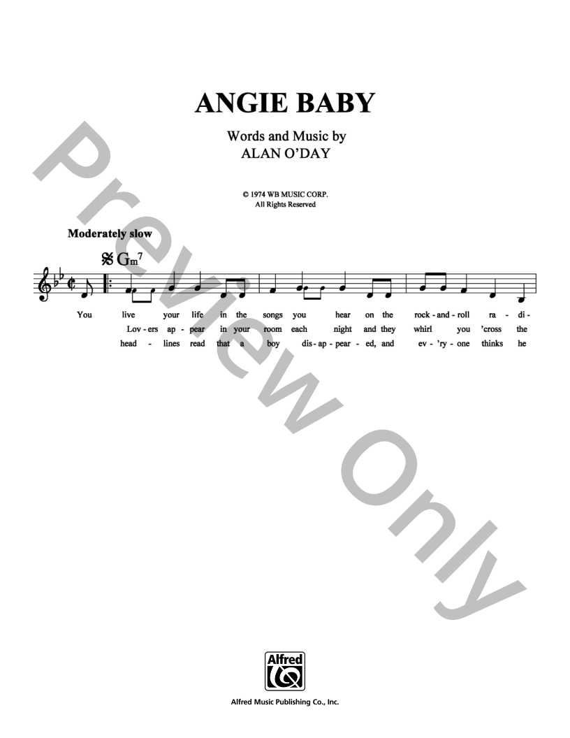 Angie Baby | J.W. Pepper
