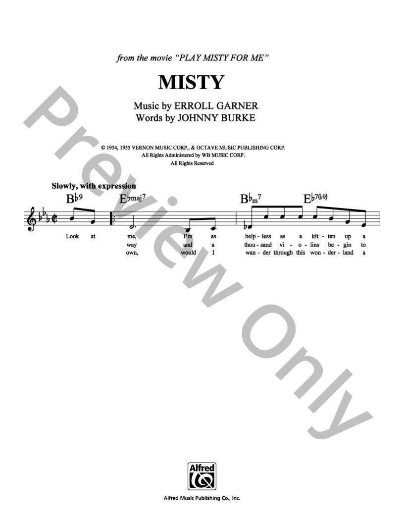Misty | J.W. Pepper