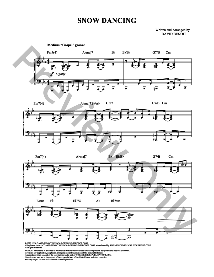 Snow Dancing | J.W. Pepper