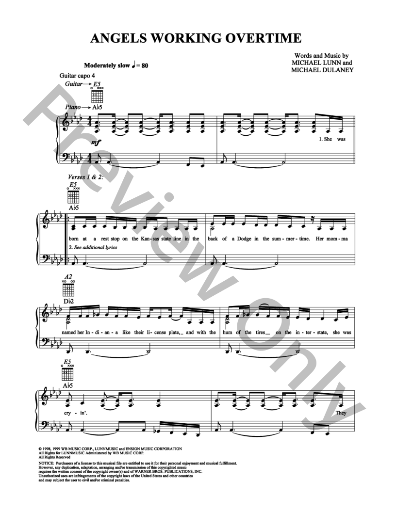 Angels Working Overtime | J.W. Pepper