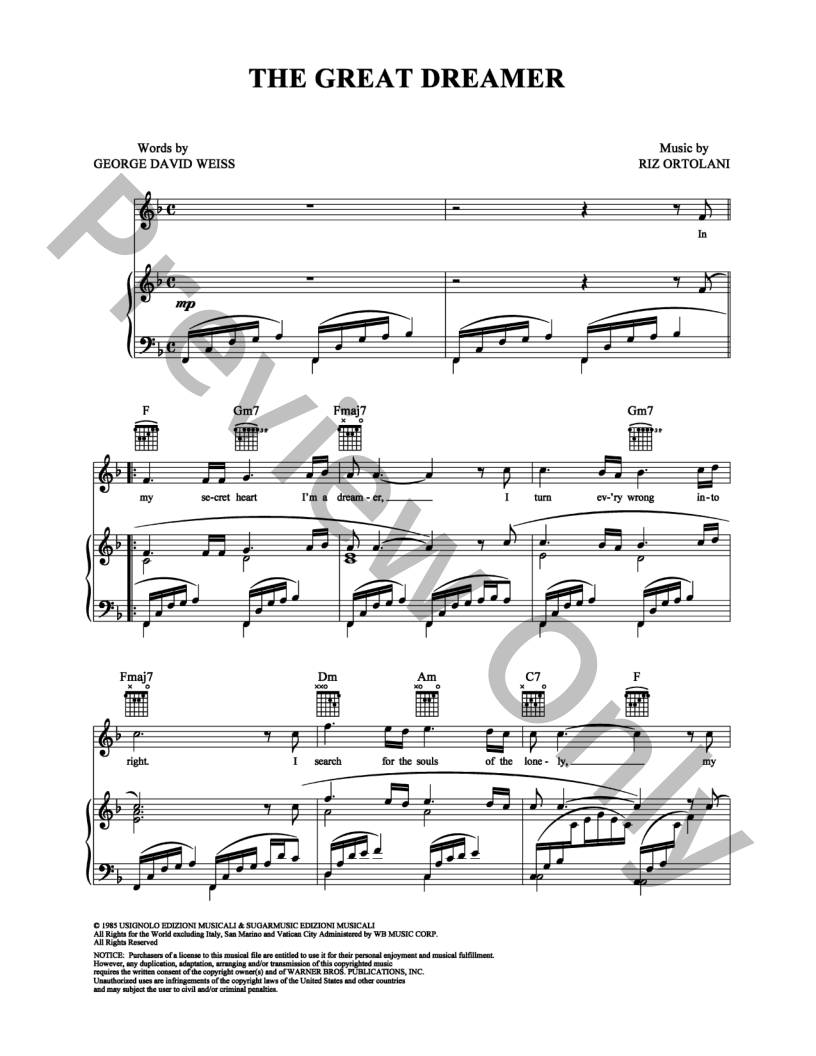 Great Dreamer | J.W. Pepper