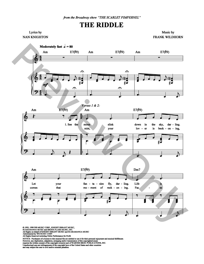 Riddle | J.W. Pepper