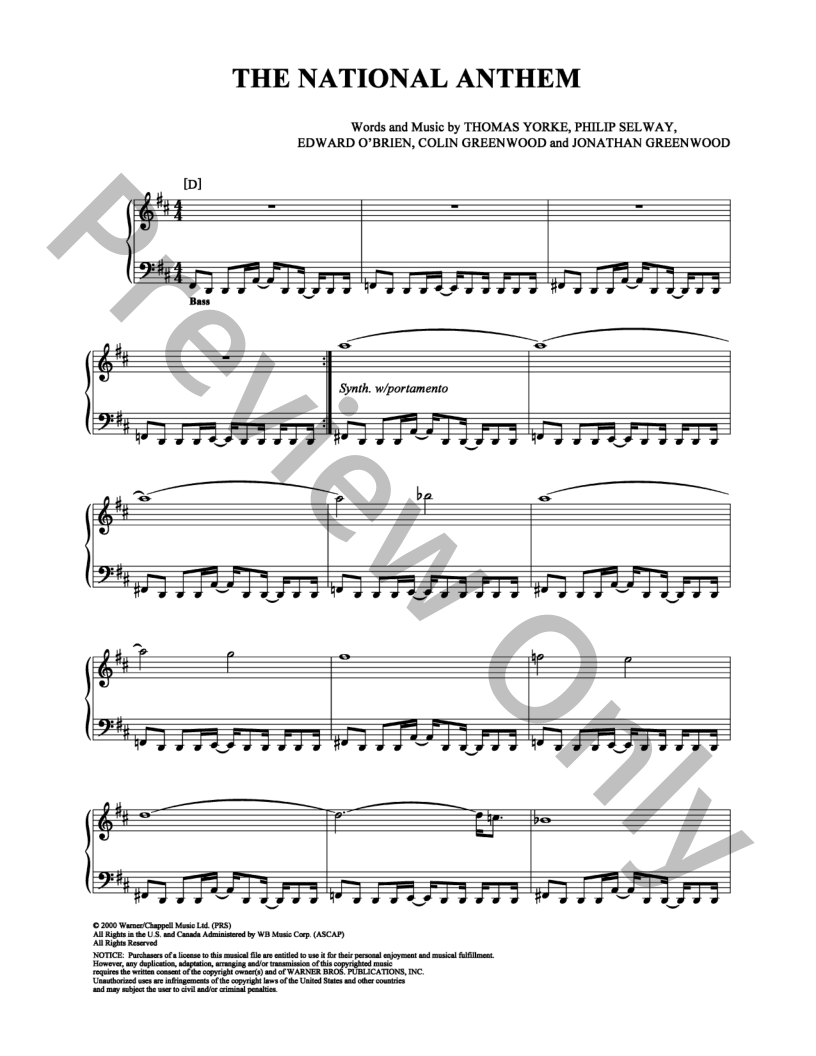 National Anthem | J.W. Pepper