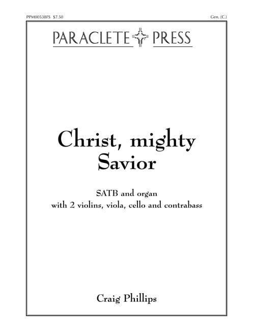 Christ Mighty Savior Choral Sheet Music | J.W. Pepper