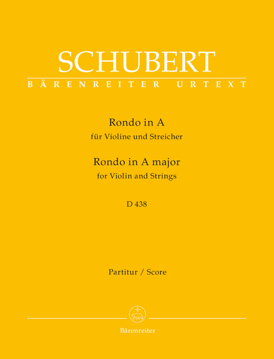 Rondo in A Major for Violin and Strings, D 438 | J.W. Pepper