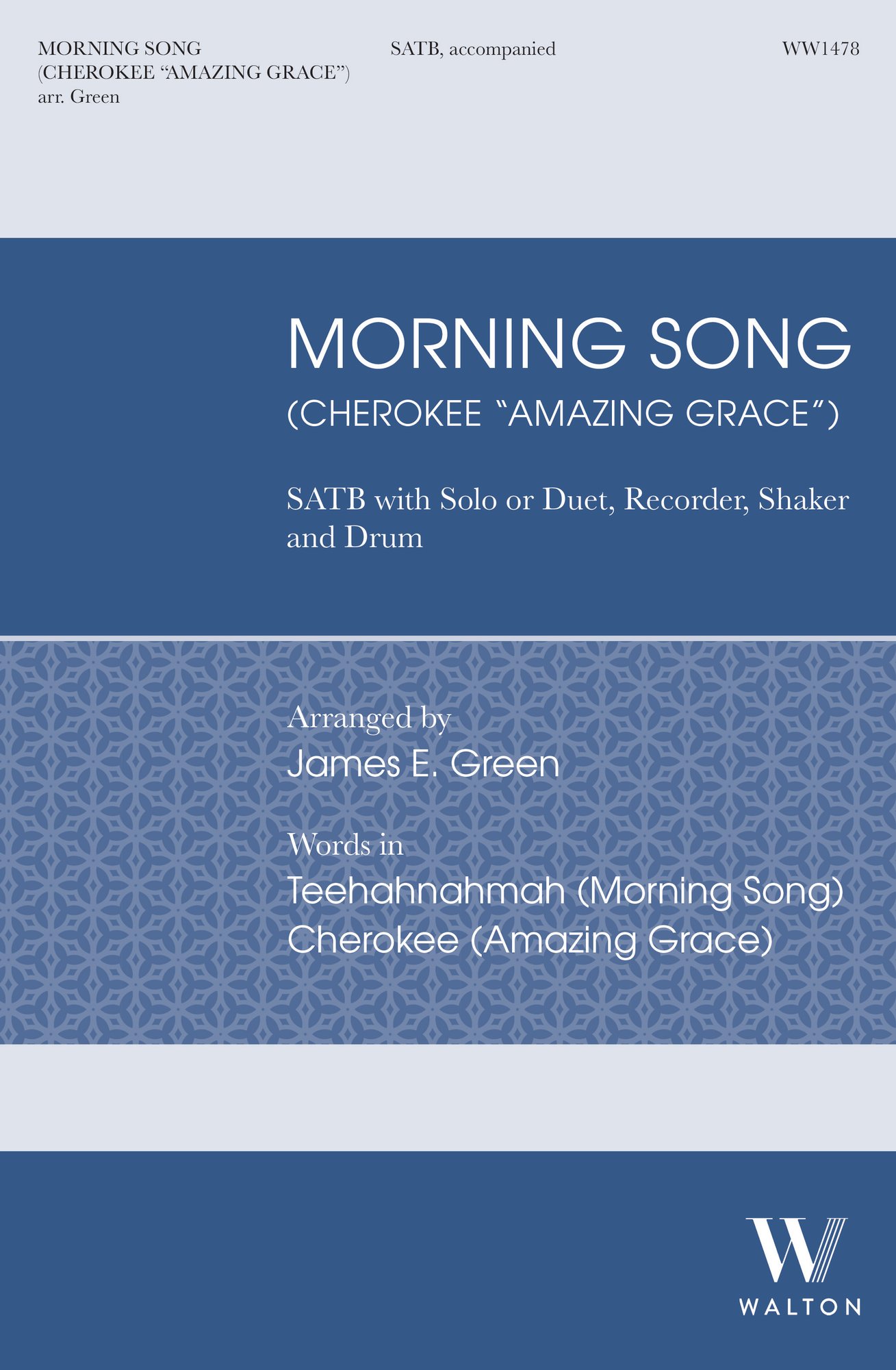 Morning Song Choral Sheet Music | J.W. Pepper