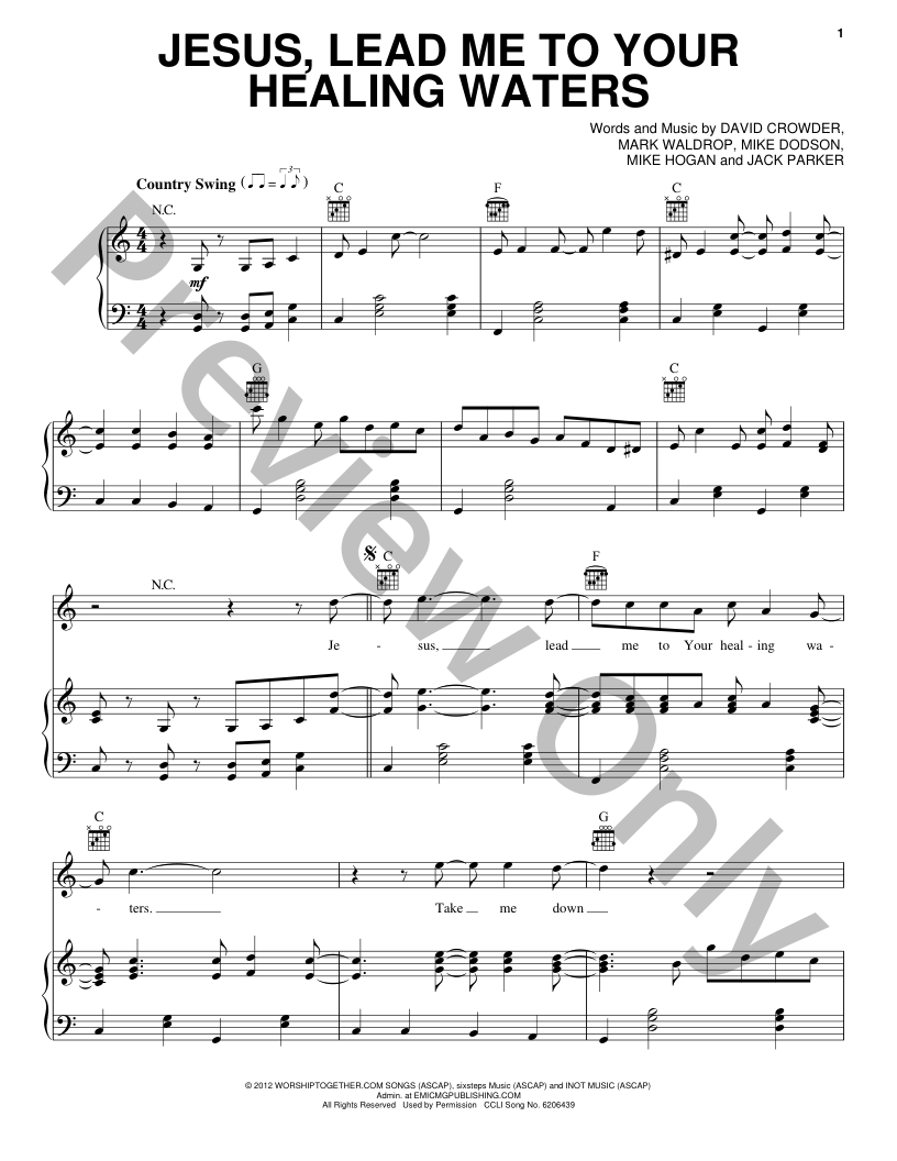 Jesus, Lead Me To Your Healing Waters | J.W. Pepper