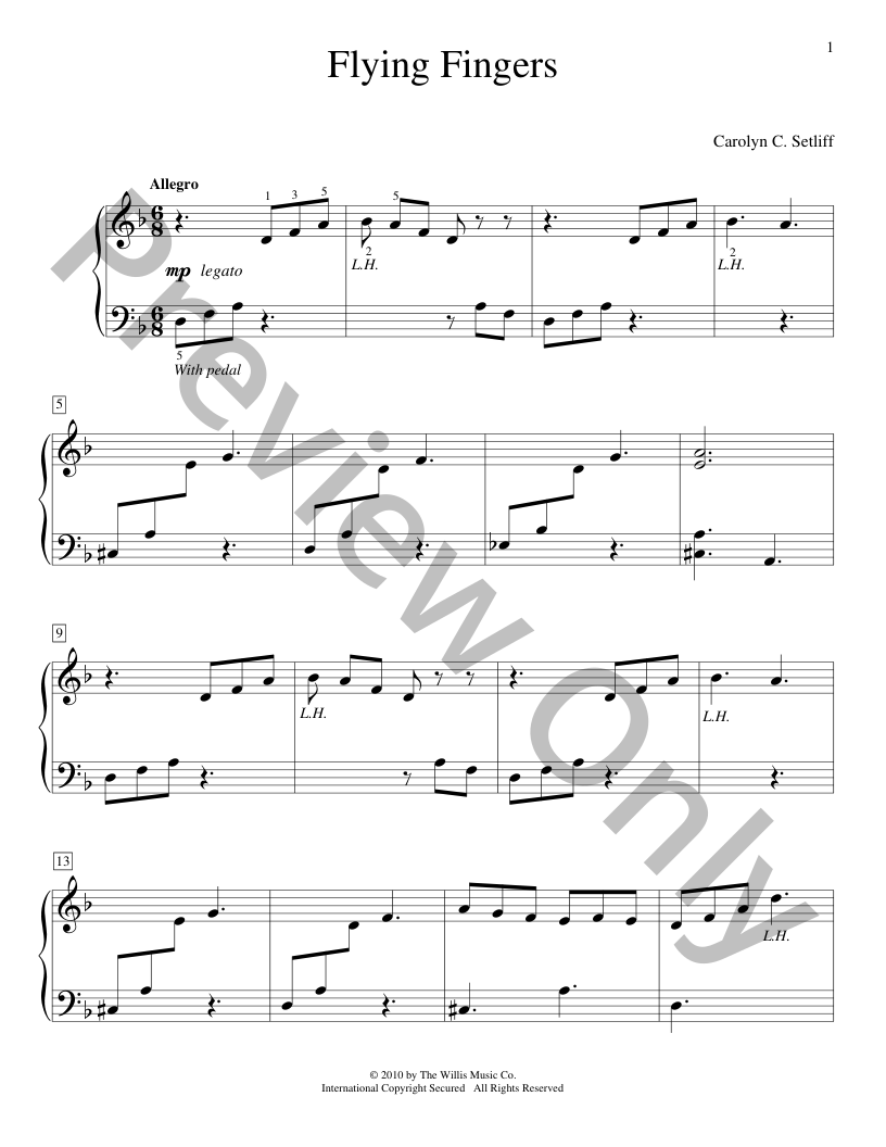 Flying Fingers | J.W. Pepper