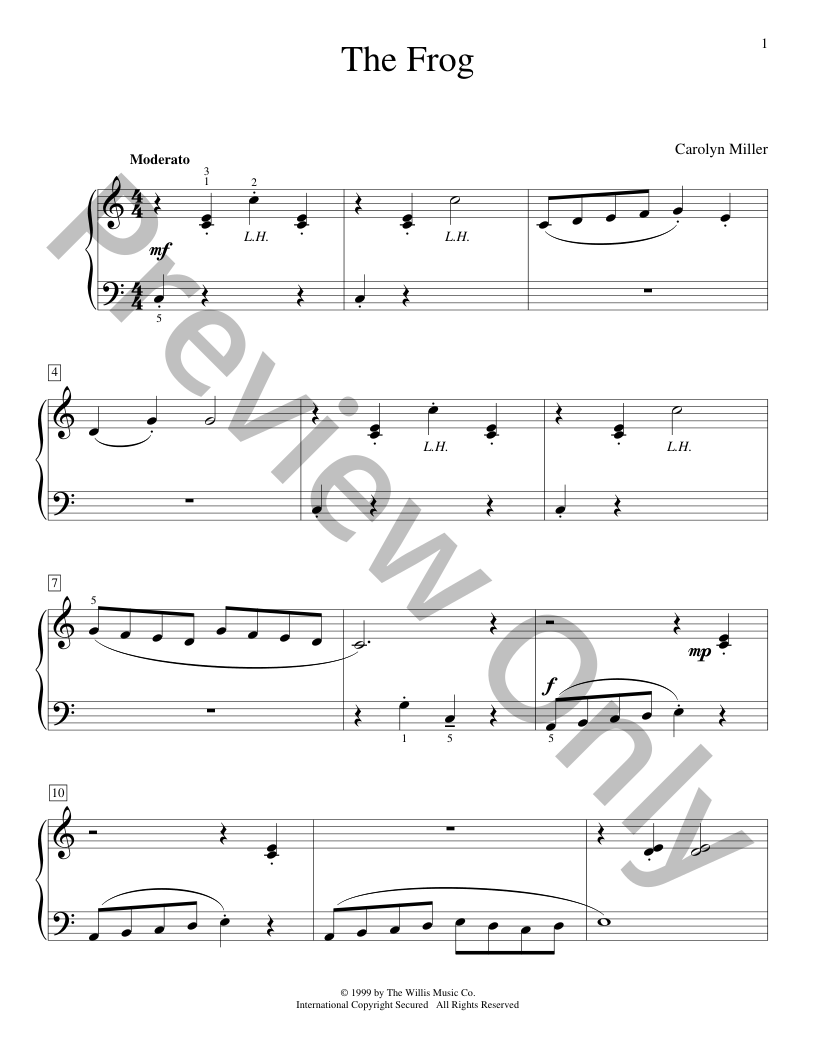 The Frog | J.W. Pepper