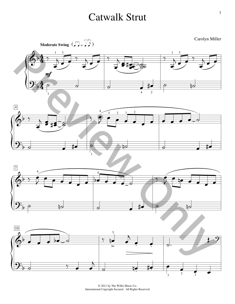 Catwalk Strut | J.W. Pepper