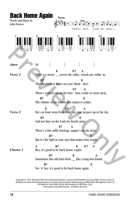 Back Home Again | J.W. Pepper