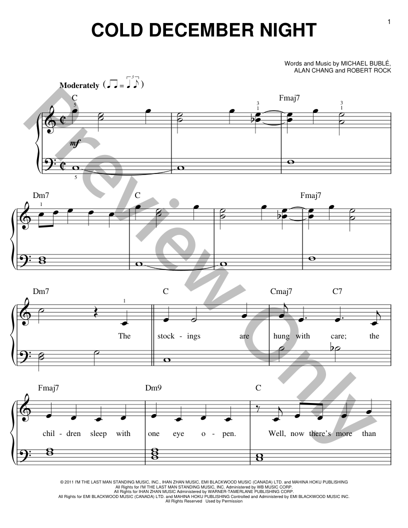 Cold December Night | J.W. Pepper