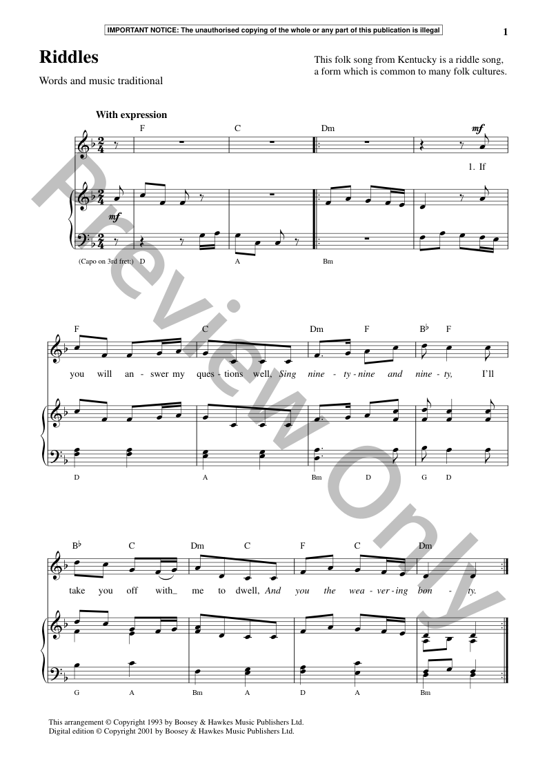 Riddles | J.W. Pepper