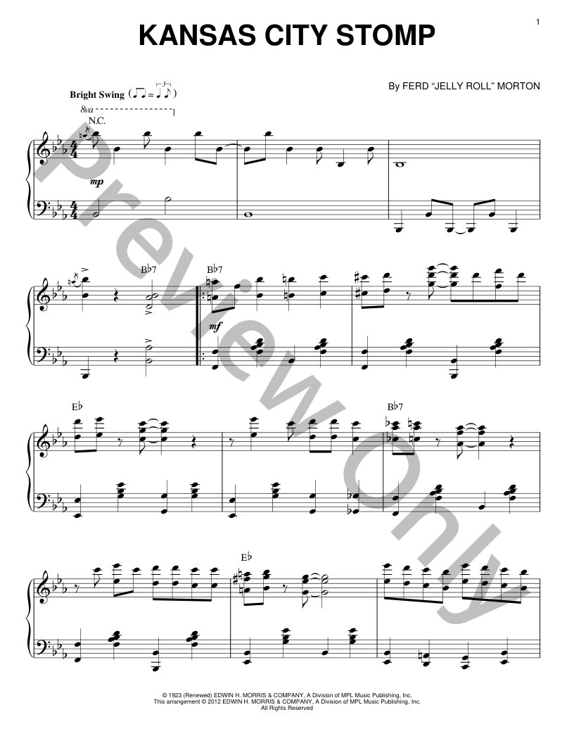 Kansas City Stomp | J.W. Pepper