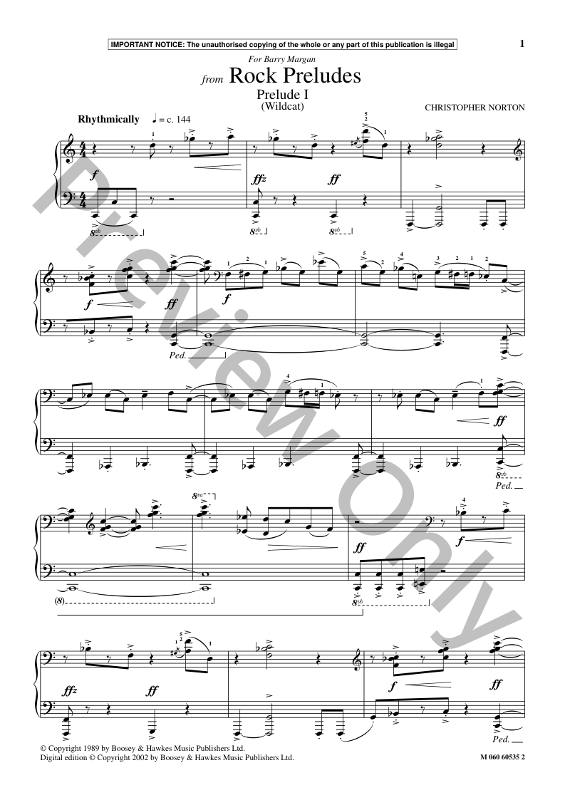 Prelude #1 Wildcat | J.W. Pepper