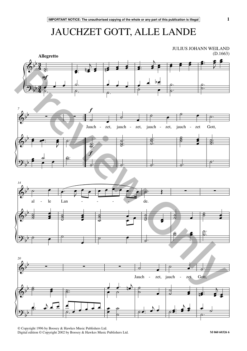 Jauchzet Gott, Alle Lande | J.W. Pepper