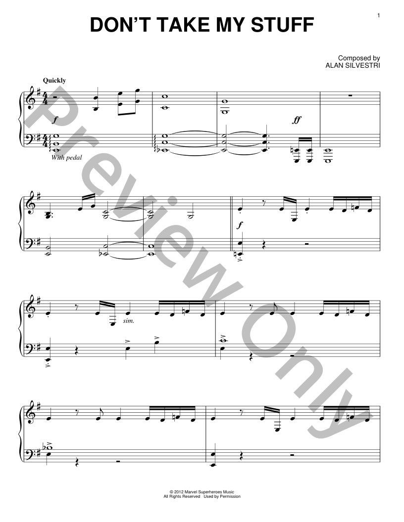 Don't Take My Stuff | J.W. Pepper