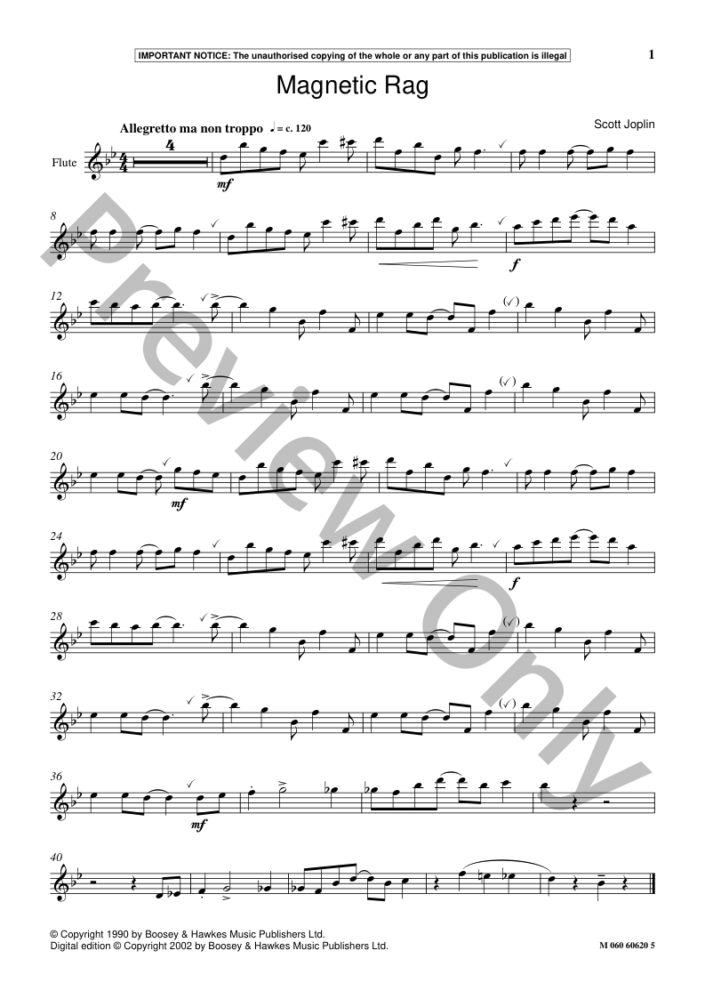 Magnetic Rag | J.W. Pepper