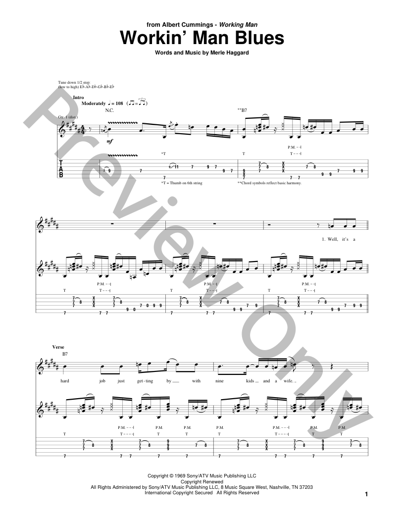 Workin' Man Blues | J.W. Pepper