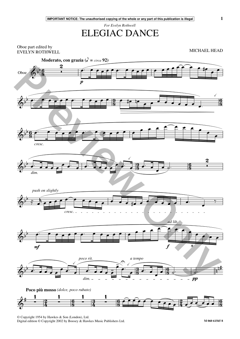 Elegiac Dance | J.W. Pepper