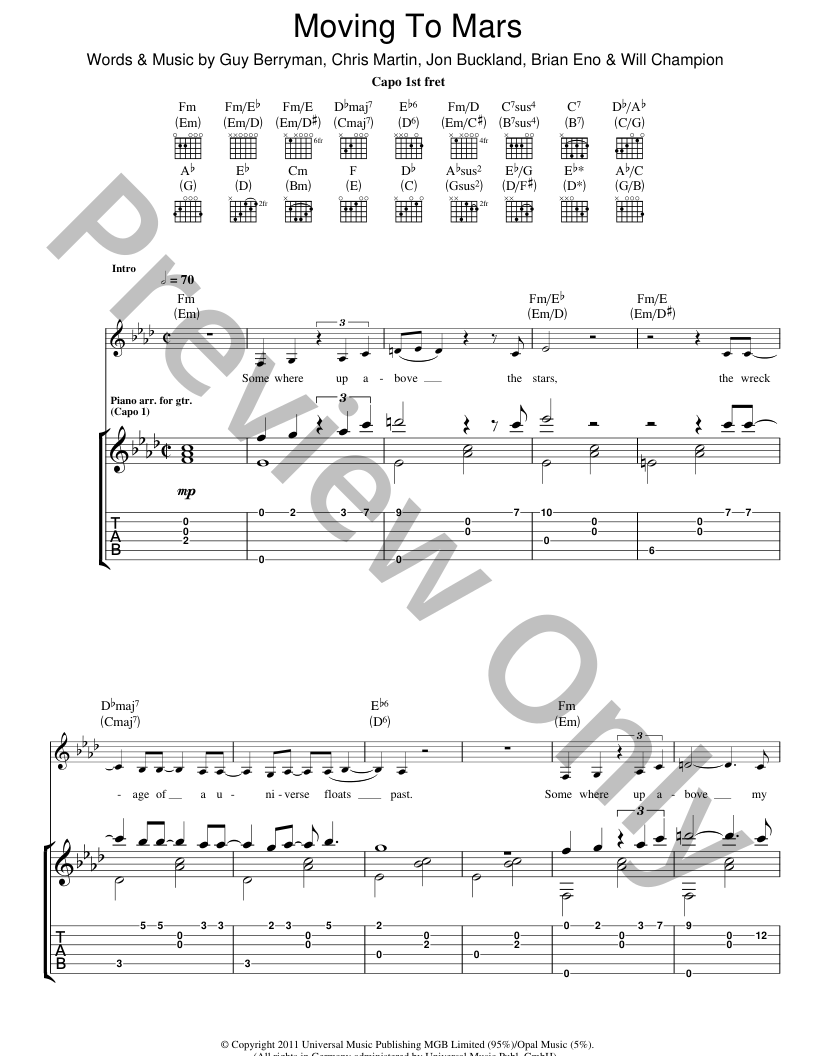 Moving To Mars | J.W. Pepper