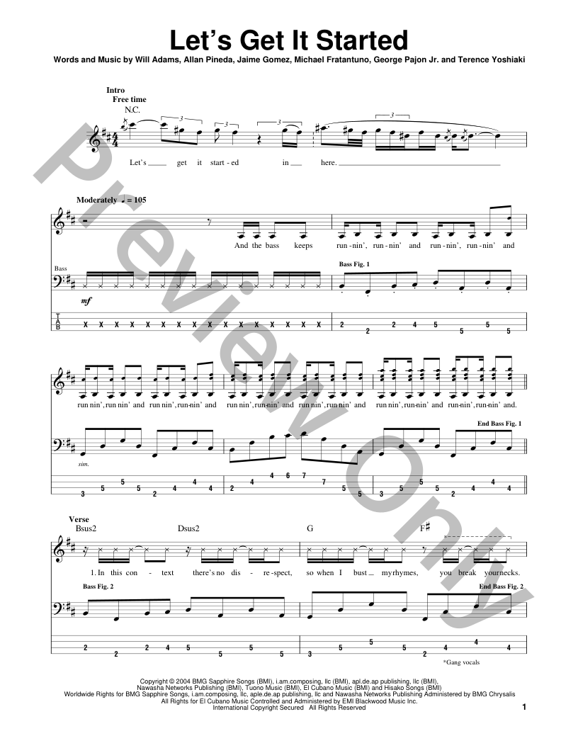 Let's Get It Started | J.W. Pepper