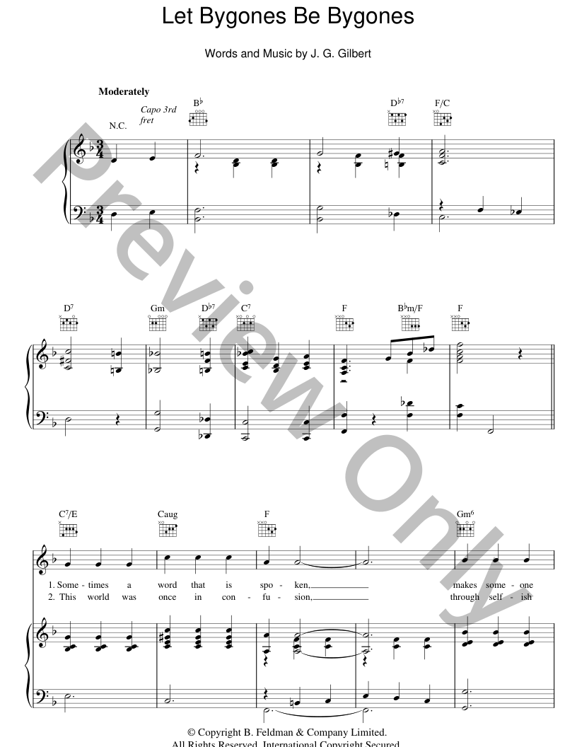 Let Bygones Be Bygones | J.W. Pepper