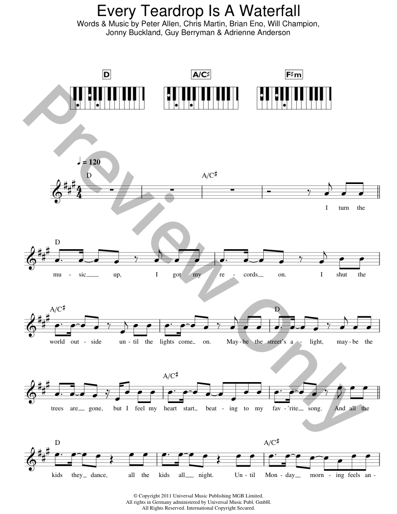 Every Teardrop Is A Waterfall | J.W. Pepper