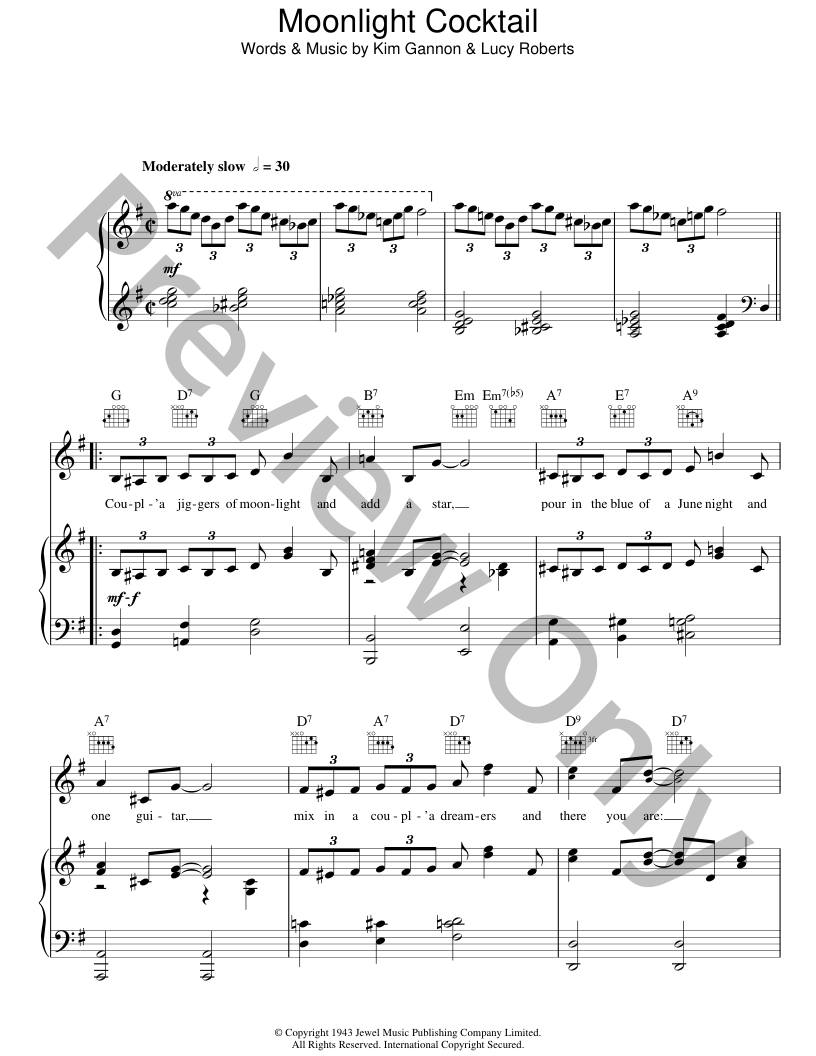 Moonlight Cocktail | J.W. Pepper