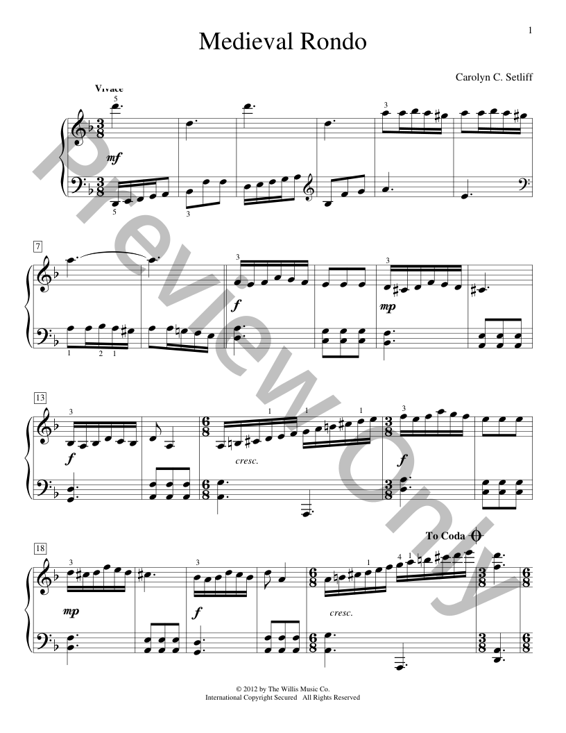 Medieval Rondo | J.W. Pepper