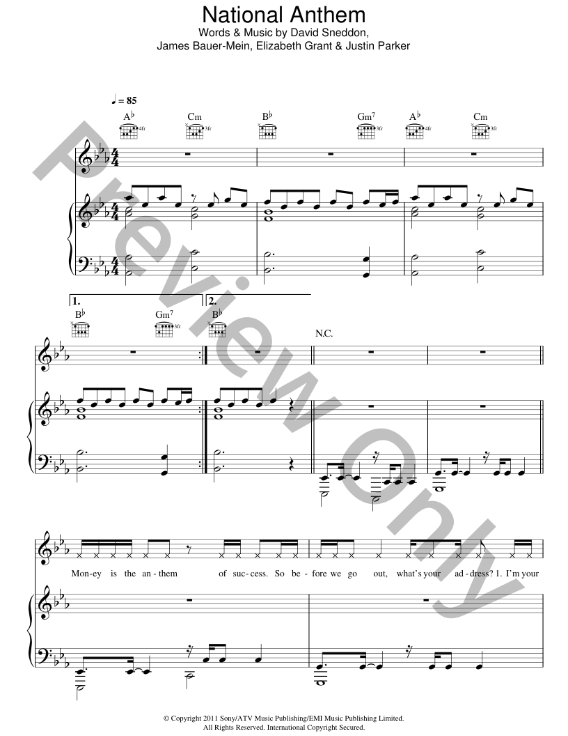 National Anthem | J.W. Pepper