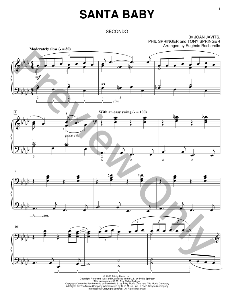 Santa Baby | J.W. Pepper