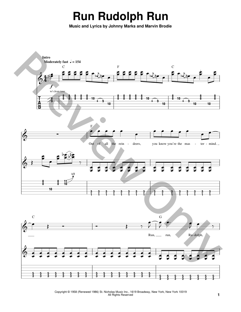 Run Rudolph Run | J.W. Pepper