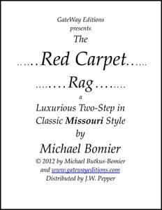 The Red Carpet Rag | J.W. Pepper