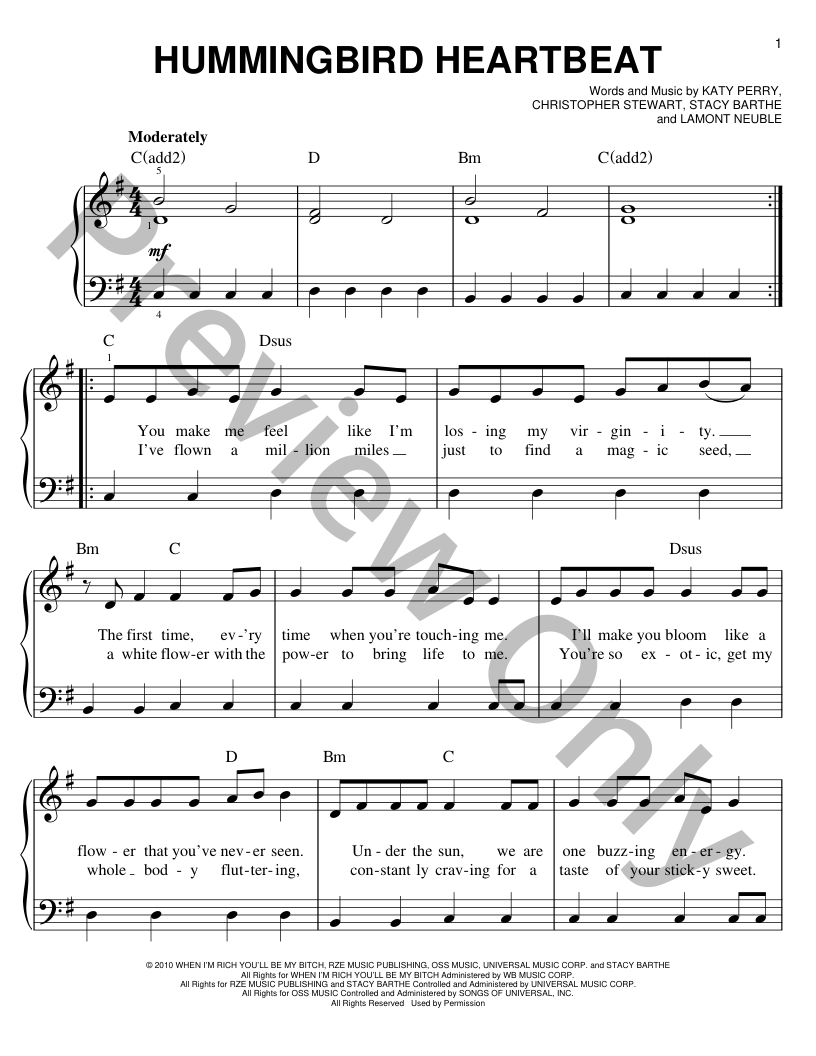 Hummingbird Heartbeat | J.W. Pepper