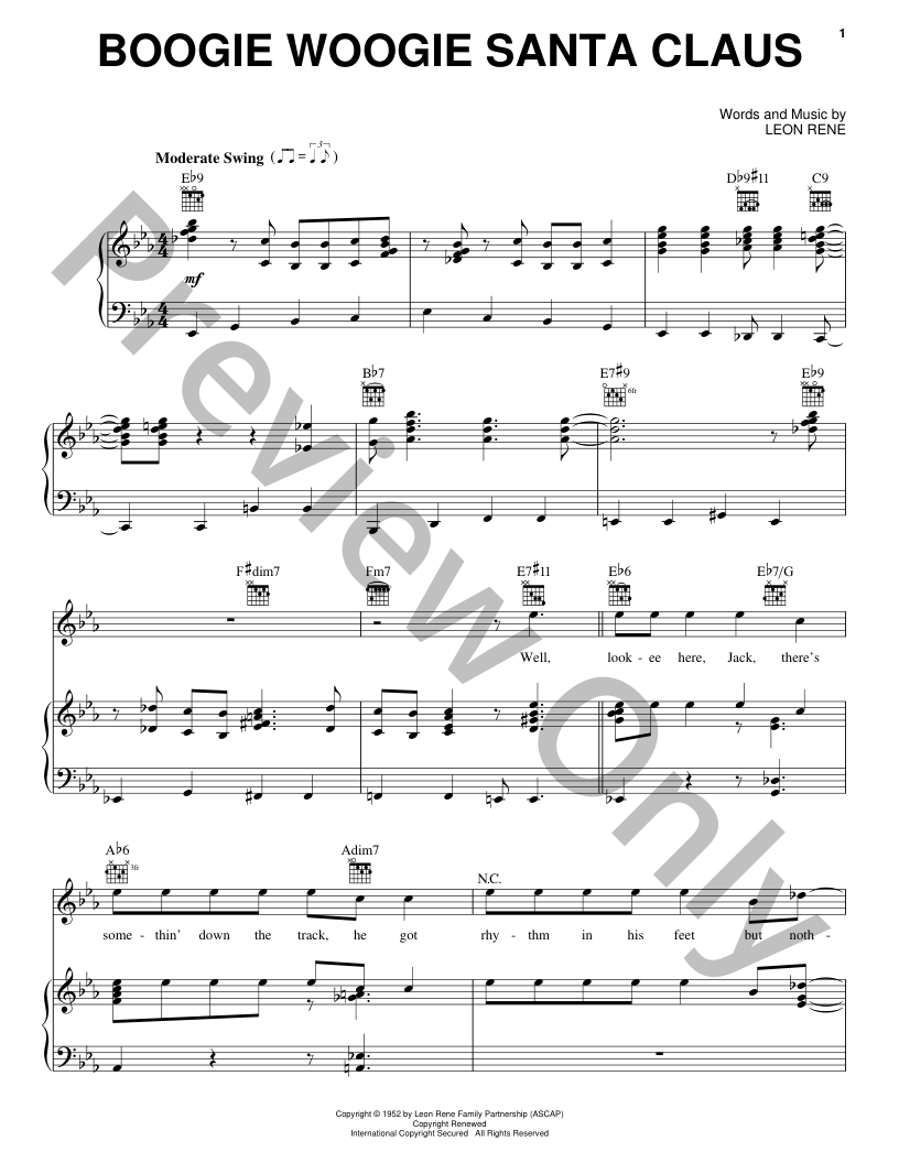 Boogie Woogie Santa Claus | J.W. Pepper