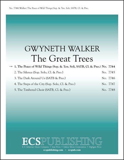 The Great Trees : Mvt. 1 Peace of Wild Things Choral Sheet Music | J.W. Pepper