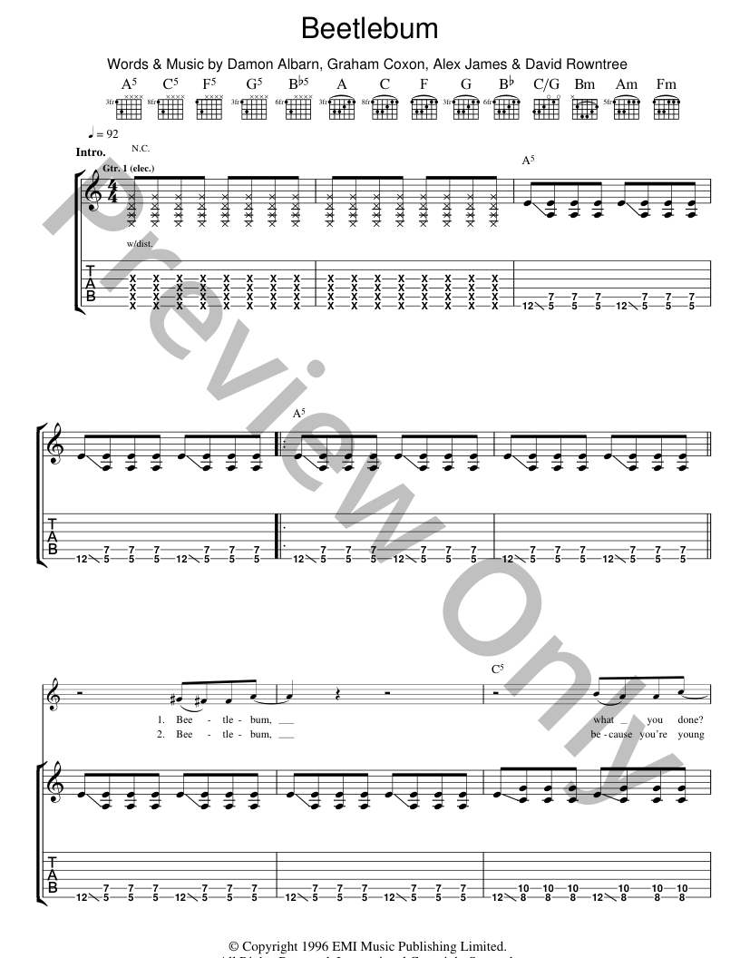 Beetlebum | J.W. Pepper