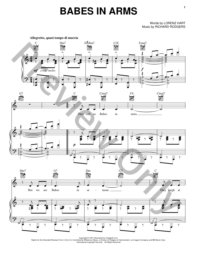 Babes In Arms | J.W. Pepper