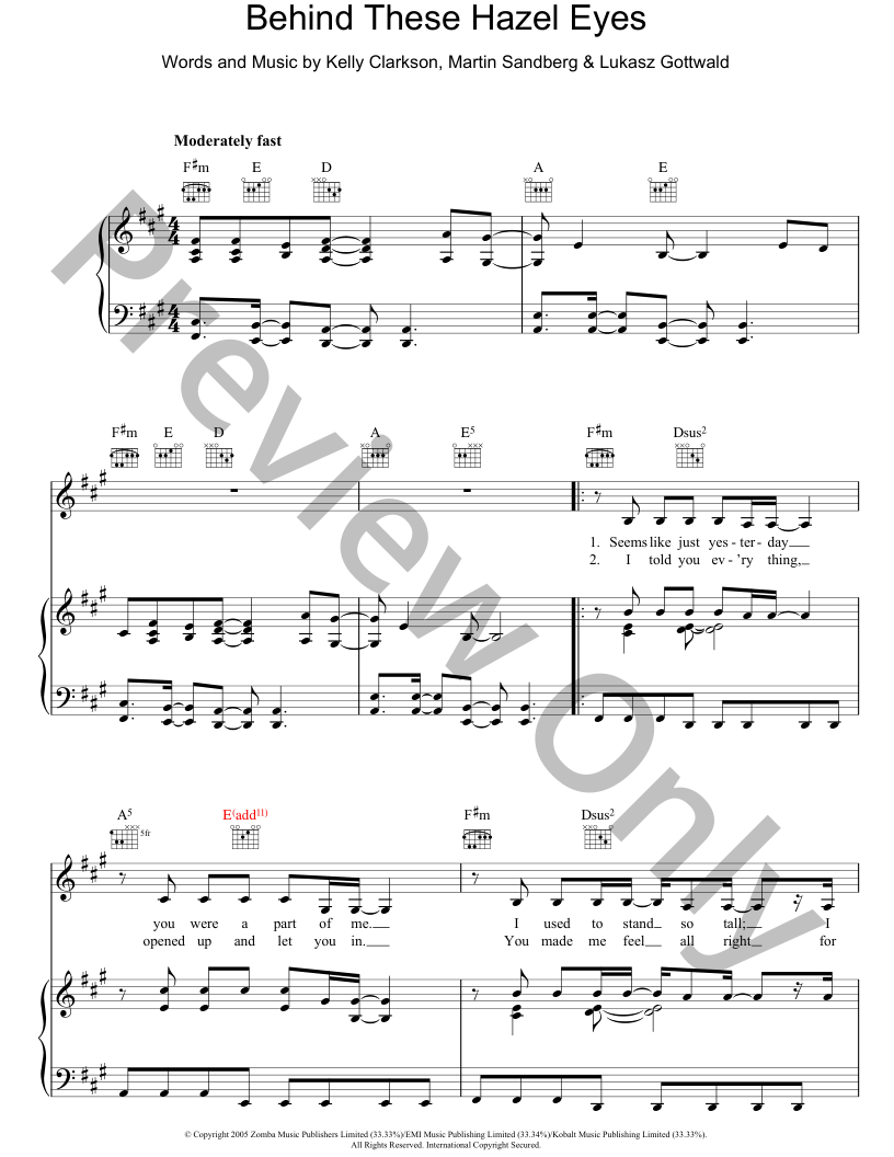 Behind These Hazel Eyes | J.W. Pepper