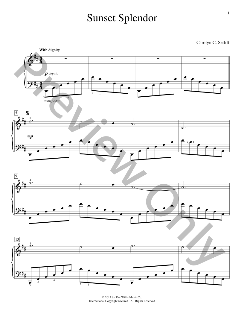 Sunset Splendor | J.W. Pepper