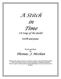 A Stitch in Time Choral Sheet Music | J.W. Pepper
