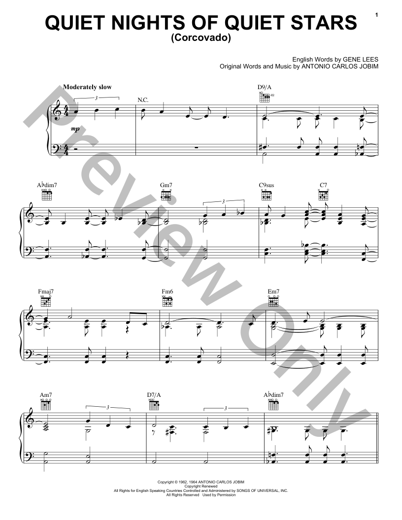 Quiet Nights Of Quiet Stars | J.W. Pepper